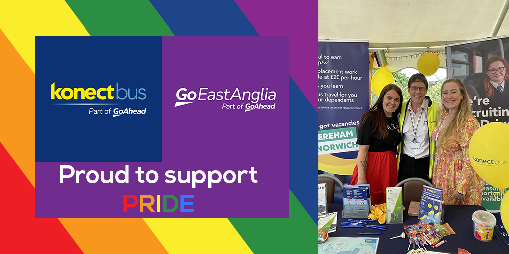 Proud to support PRIDE - konectbus